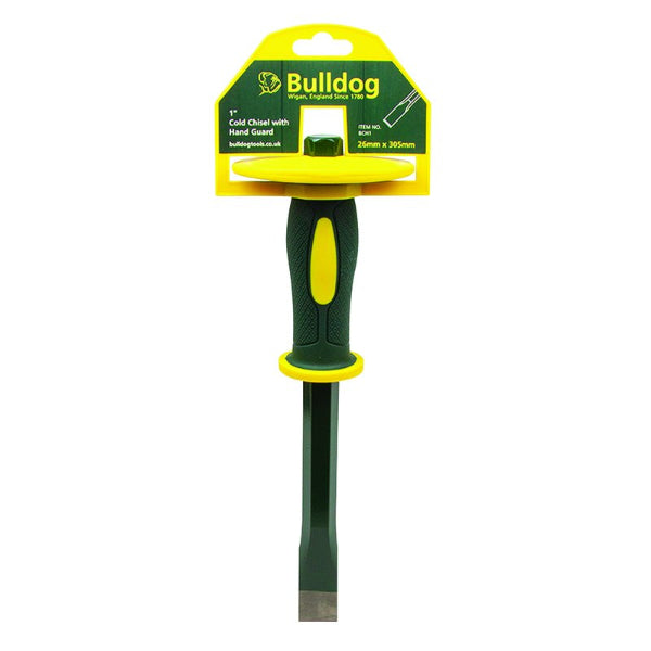 BCH1 - Bulldog 25mm Cold Chisel with Finger Guard — Neilsen Tools