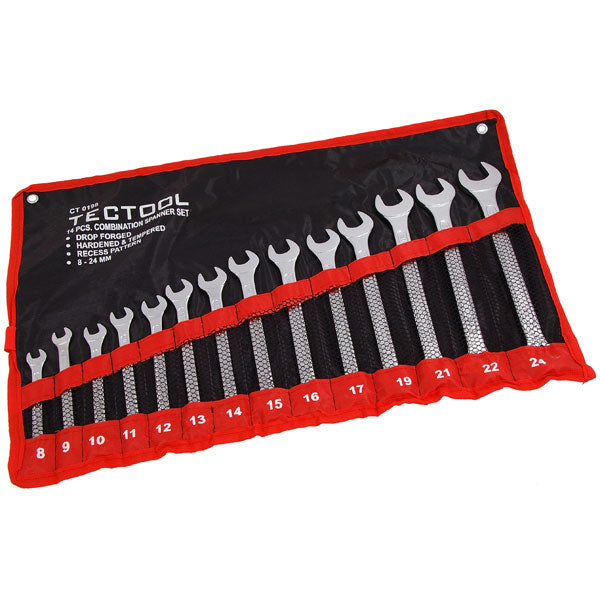 CT0198 - 14pc Combination Spanner Set — Neilsen Tools