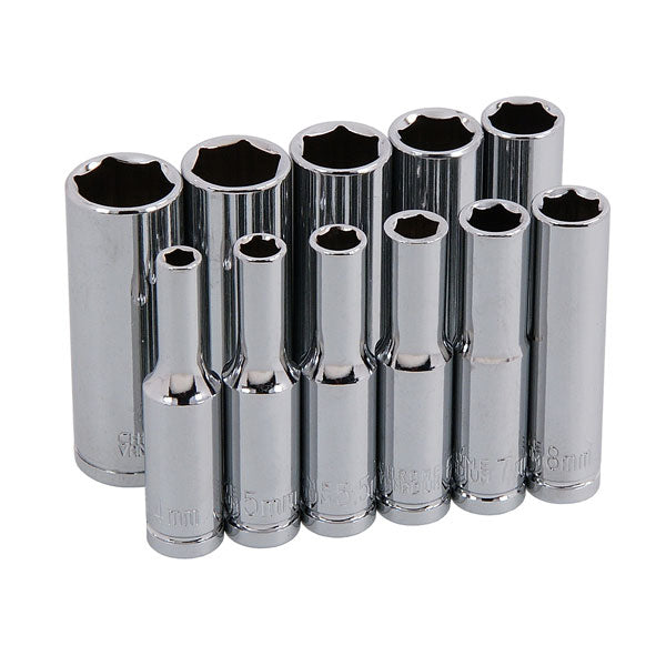 CT0753 - 1/4in Dr 11pc Deep Socket Set — Neilsen Tools