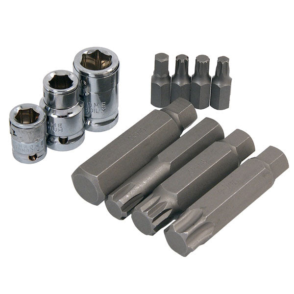 CT1207 - 41pc Hex, Ribe, Spline & Star Bit Set — Neilsen Tools