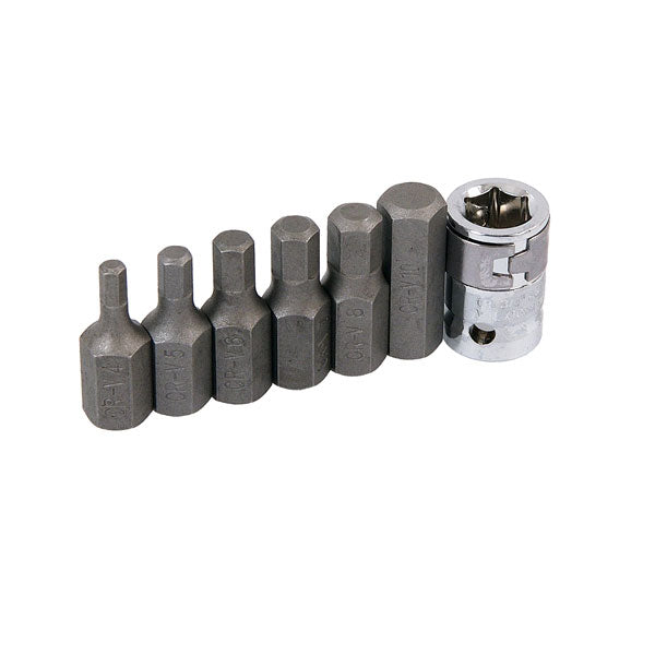 CT1227 - 7pc 3/8in DR Hex Bit Set — Neilsen Tools