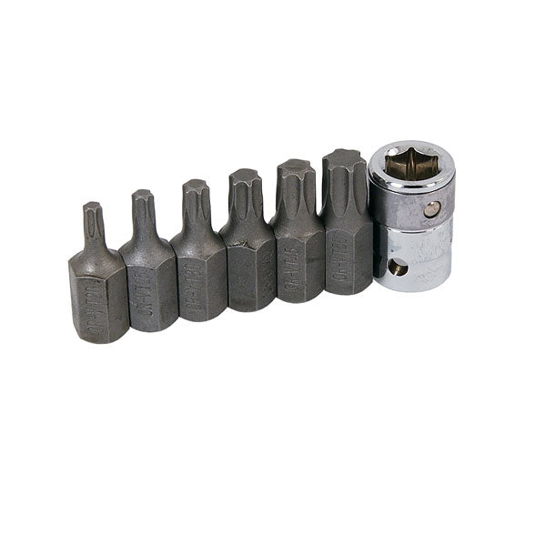 CT1228 - 7pc 3/8in DR Star Bit Set — Neilsen Tools