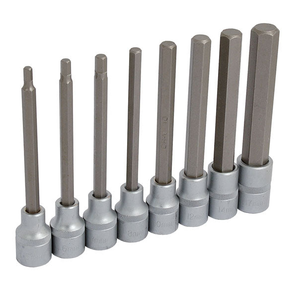 CT1275 - 8pc 1/2in DR Hex Bit Set — Neilsen Tools