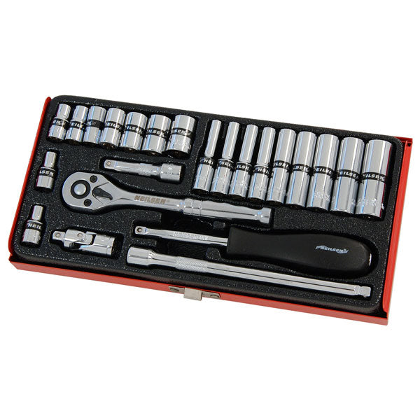 CT1387 - 24pc 1/4in DR Socket Set — Neilsen Tools