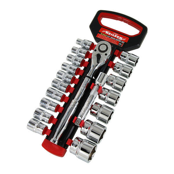 CT2842 - 19pc 1/2in DR Socket Set with Ratchet — Neilsen Tools