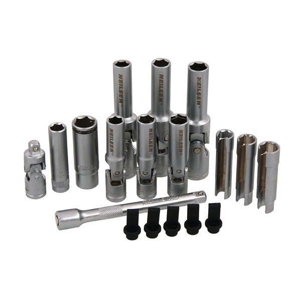 CT4490 - 18pc Glow Plug Socket Set — Neilsen Tools