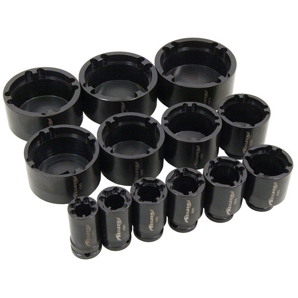 CT4605 - 13pc Grooved Locknut Socket Set — Neilsen Tools