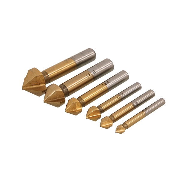 CT4822 - 6pc HSS Countersink Set — Neilsen Tools