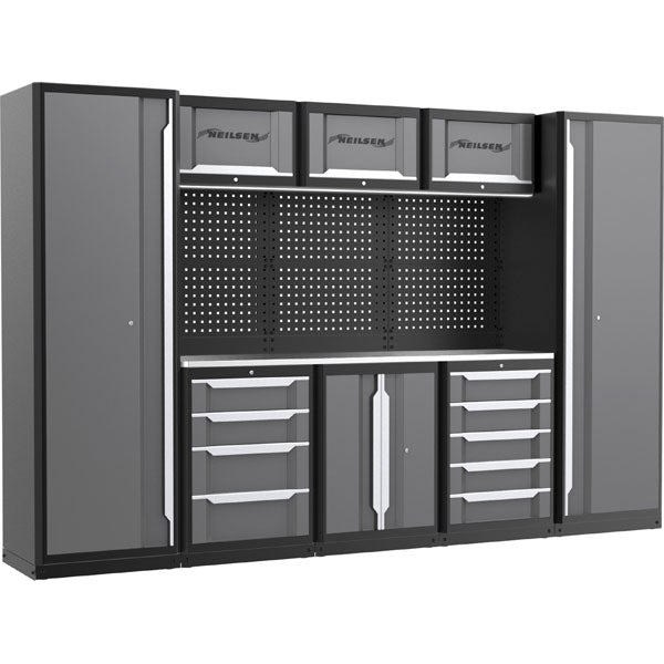 CT4959 - Garage Storage System - Grey — Neilsen Tools