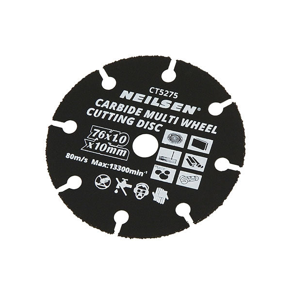 CT5275 - 76mm Carbide Cutting Disc — Neilsen Tools