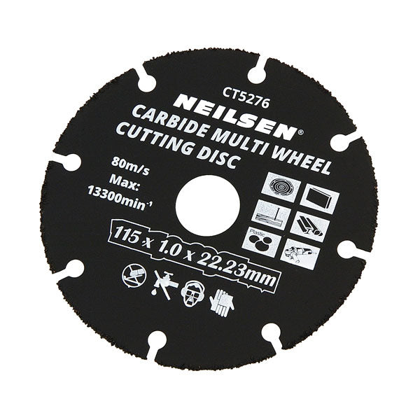 CT5276 - 115mm Carbide Cutting Disc — Neilsen Tools
