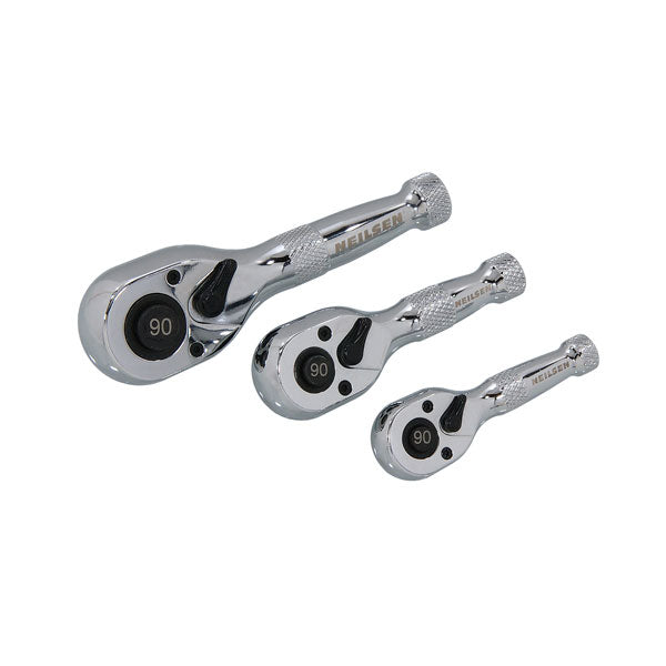 CT5839 - 3pc Stubby Ratchet Set — Neilsen Tools