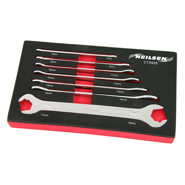 CT5935 - 7pc Ultra Thin Ratcheting Action Spanner Set — NeilsenTools