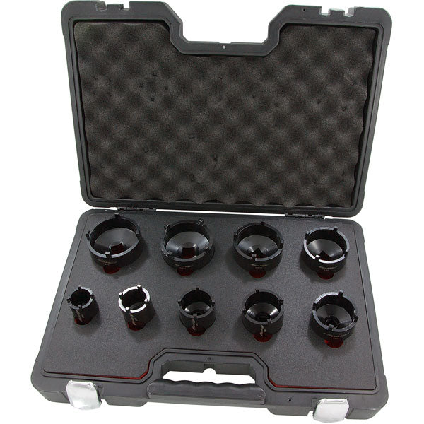 CT5947 - 9pc Groove Nut Socket Set 1/2 & 3/4 Outside Teeth — Neilsen Tools