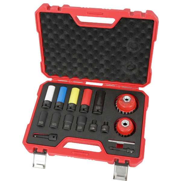 CT6032 - Wheel Socket And Hub Removal Cleaning Set 16pc — Neilsen Tools