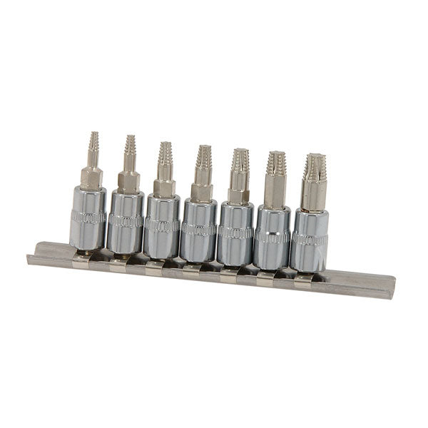 CT6044 - 7pc Extractor Set For Damaged Torx/Star Screws — Neilsen Tools
