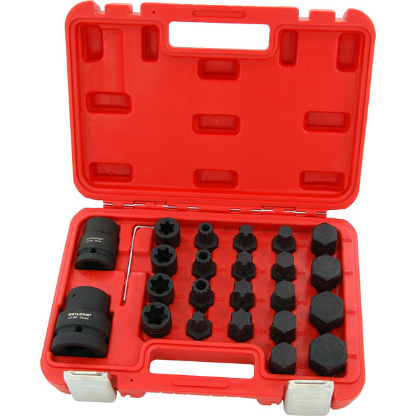 CT6062 - 24pc Impact Bit & Socket Set 3/4"Drive - 1"Drive — Neilsen Tools