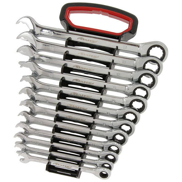 CT6082 - 12pc Open End Ratchet & Ratchet Ring Wrench Set — Neilsen Tools