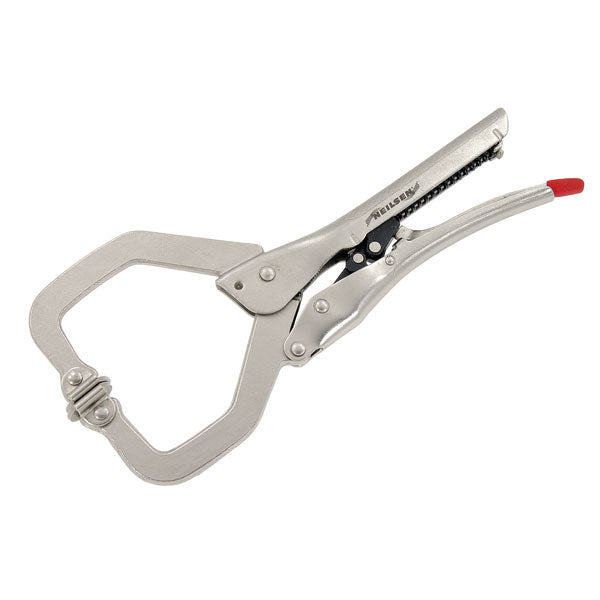 CT6101 - 11“ Self-Adjusting Locking Long Reach C-Clamp With Swivel Pad ...