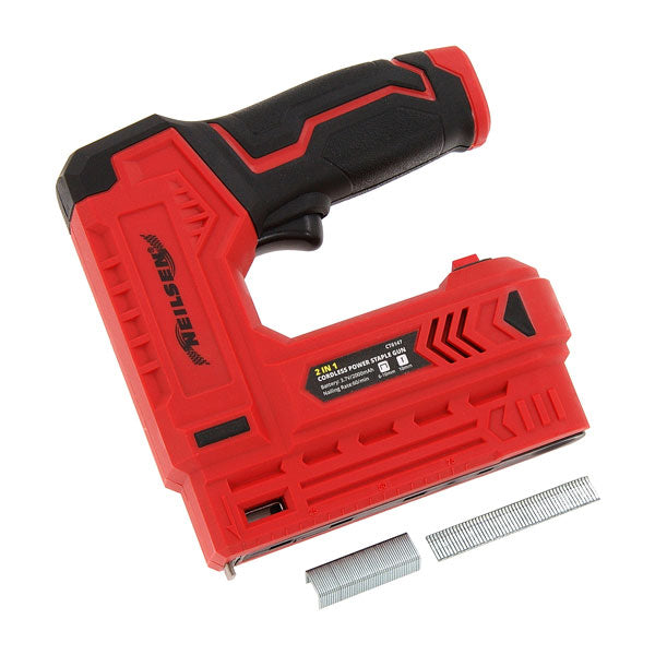 CT6147 - 2 IN 1 Cordless Power Staple Gun with 1000pc Staples — Neilsen ...