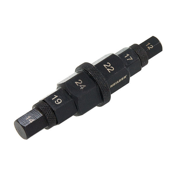 CT6392 - Motorcycle Spindle Tool 6 In 1 — Neilsen Tools