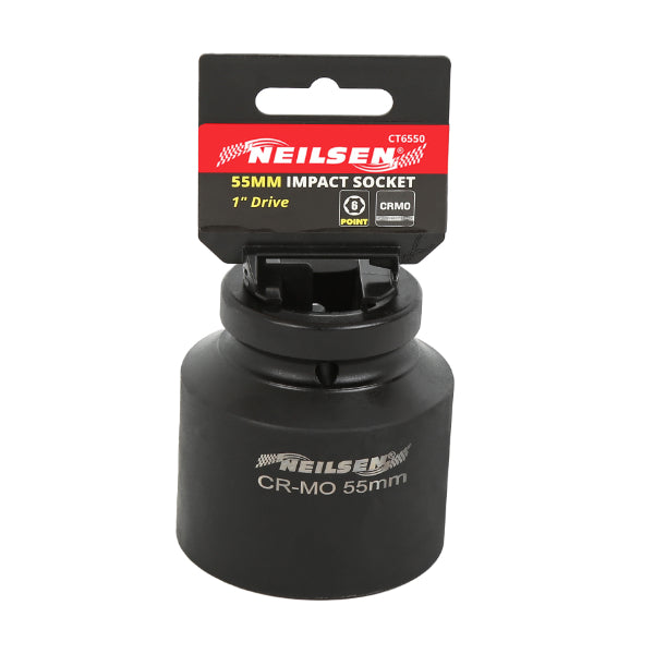 CT6550 - Impact Socket 1"Drive 55mm — Neilsen Tools