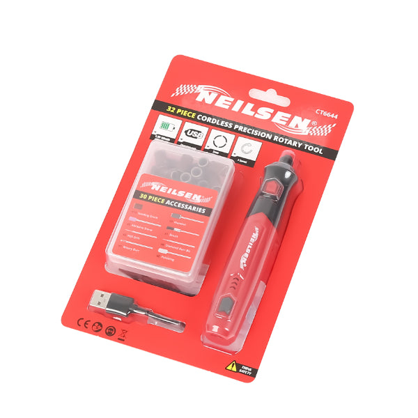 CT6644 - 32pc Cordless Precision Rotary Tool — Neilsen Tools