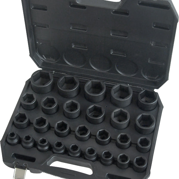 CT6653 - 27pcs 3/4"DR 6- Point Impact Socket Set — Neilsen Tools