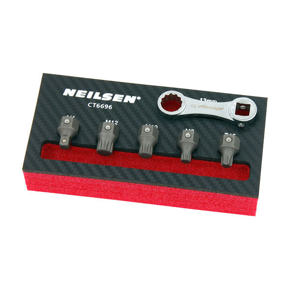 CT6696 - Door Hinge & Difficult Access Bit Set For VW — Neilsen Tools
