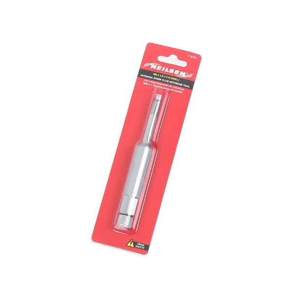 CT6701 - Internal Spark Plug Rethread Tool M8 X 1.0, 115 MM — Neilsen Tools