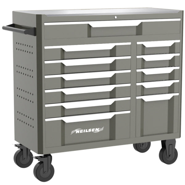 CT6940 - 42inch 12 Drawer Roller Mobile Tool Cabinet With Stainless St ...