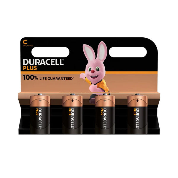 MN1400 - Duracell Plus C LR14 Batteries | 4 Pack — Neilsen Tools