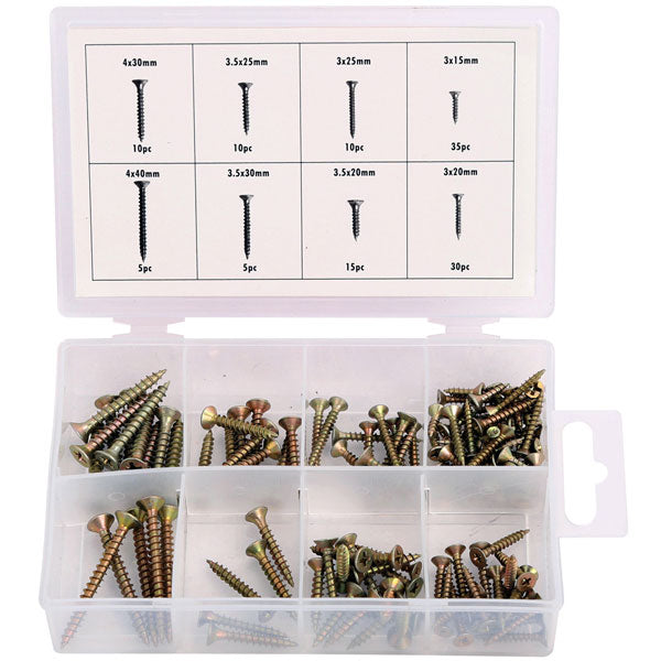 CT0452- 120pc Wood Screw Set - Assorted — Neilsen Tools