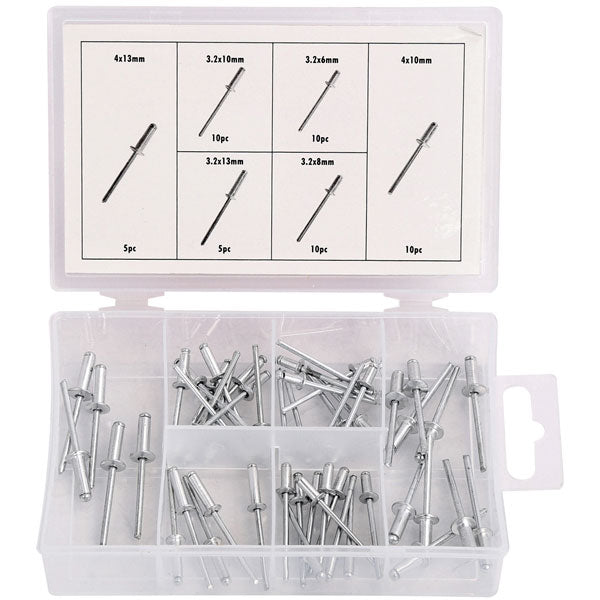 CT0453 - 50pc Rivet Set - Assorted — Neilsen Tools