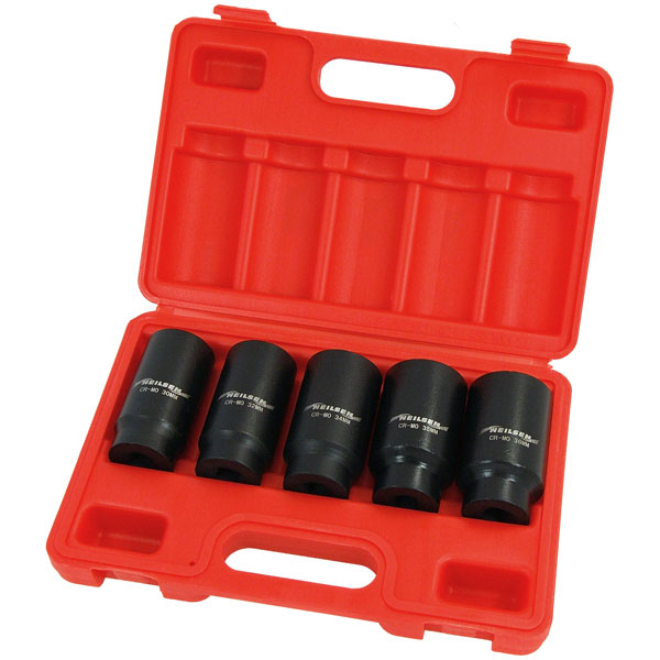 CT1341 - 5pc Hub Nut Socket Set for Easy Wheel Hub Nut Removal ...