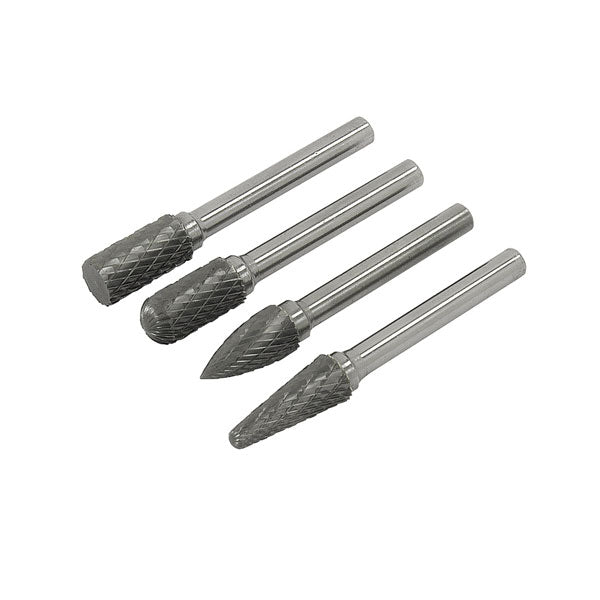 CT2555 - 4pc Rotary Burr Set 6mm Shank — Neilsen Tools