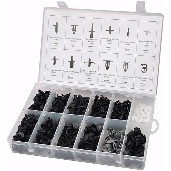CT4119 - 350pc Volvo Trim Body Clip Set - Assorted — Neilsen Tools