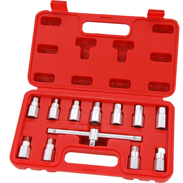 CT4171 - 12pc Oil Sump Plug Key Set — Neilsen Tools
