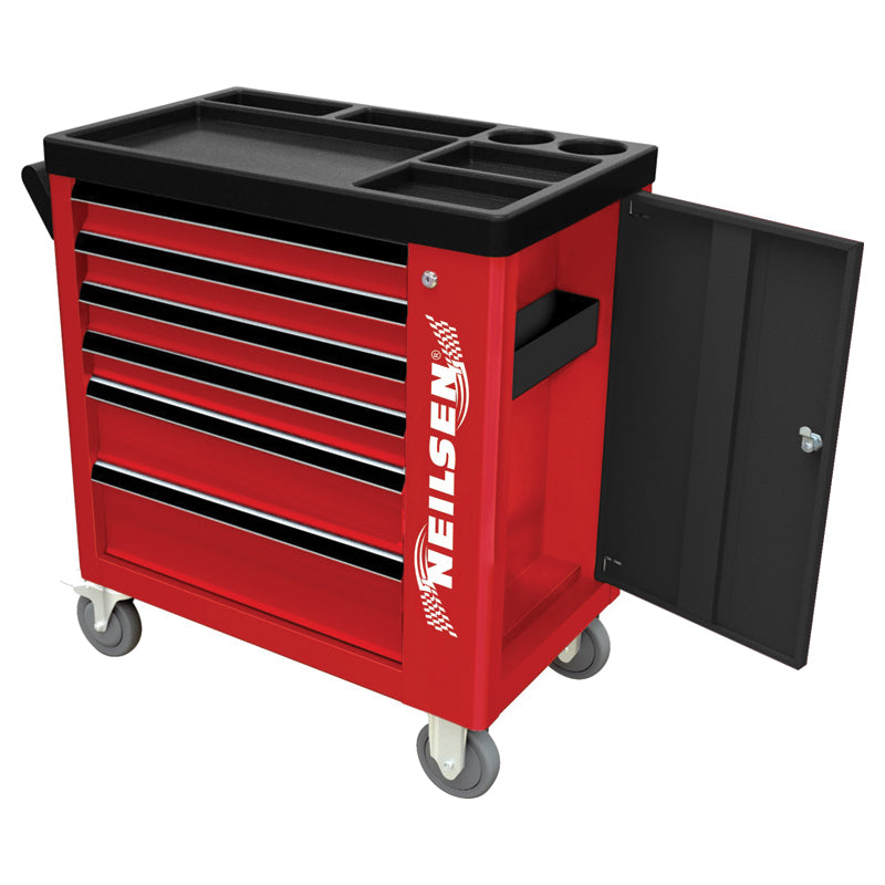 CT4904 - 6 Drawer Roller Tool Cabinet With 155pc Tool Set — Neilsen Tools